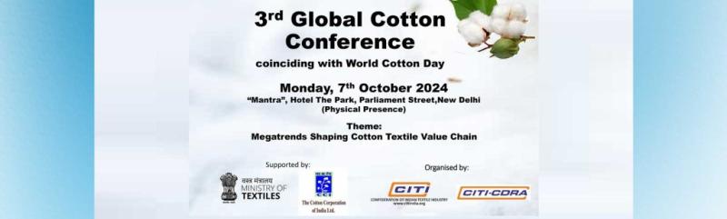 3rd Global Cotton Conference- 2024 - ErodeTex.com